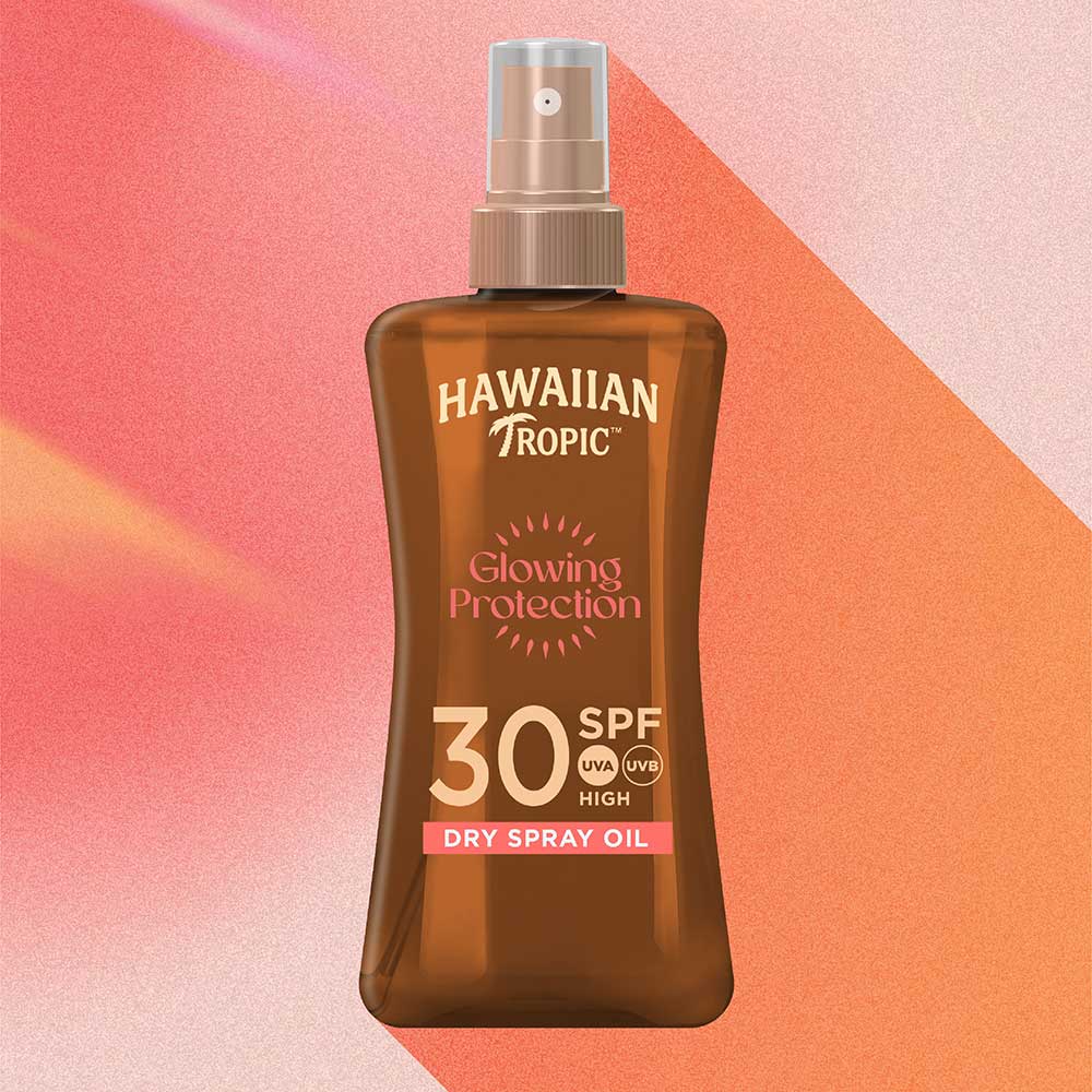 Glowing Protection Dry Oil Mist SPF30 200ml – Hawaiian Tropic UK